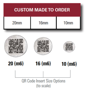 QR-Code Insert Stamp - DME